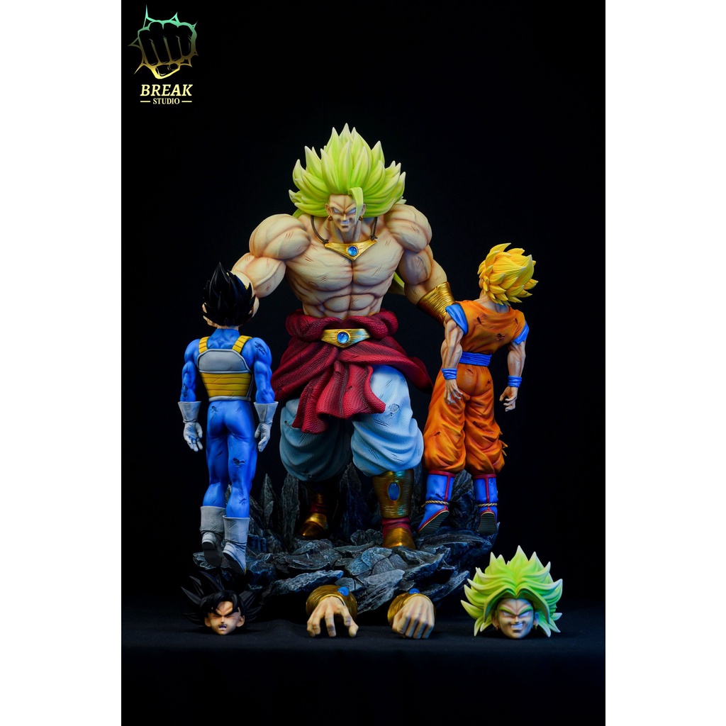 [GKRESIN] Break Studio - Dragon Ball 1/7th Scale Broly VS Goku & Vegeta ...