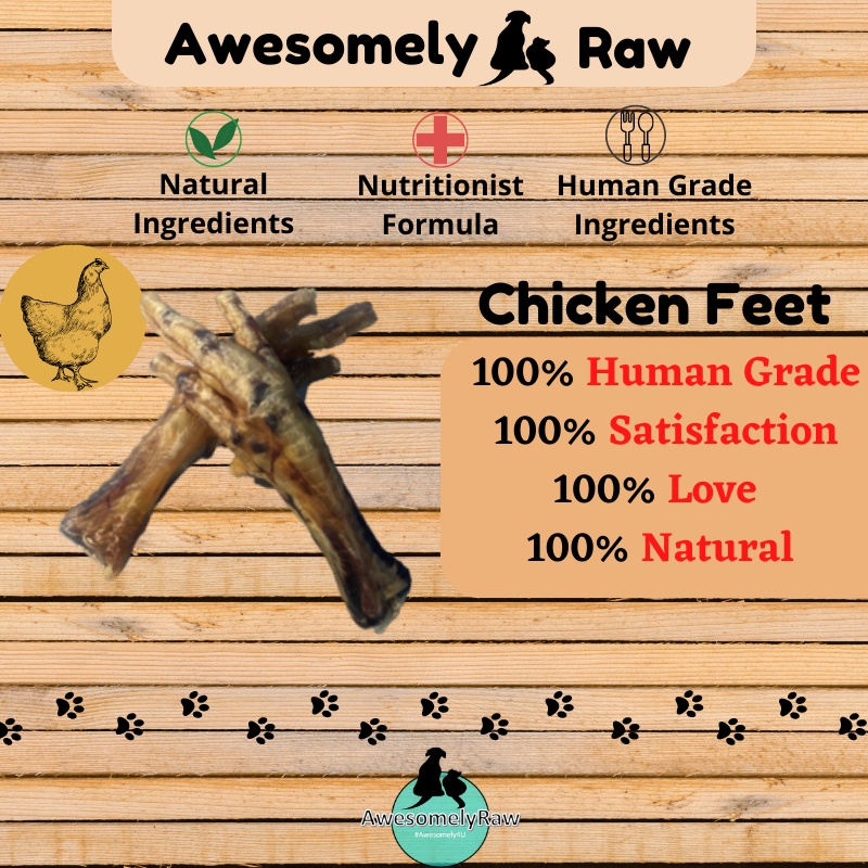 Dehydrated Chicken Feet Dog Snack Air Dried Chicken Feet Dog Treats Dog ...