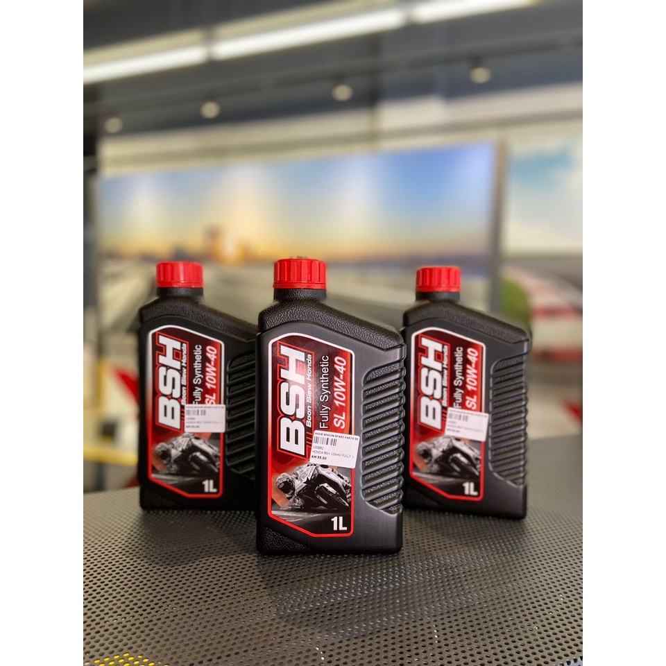 ORIGINAL!!! HONDA BSH FULLY SYNTHETIC API SL 10W-40 4T Oil | Shopee ...