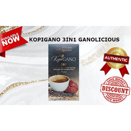 GANO EXCEL GANOLICIOUS KOPI GANO KOPIGANO 3 IN 1 GANO COFFEE (15 ...