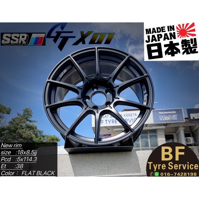 SSR GTX01 made in japan🇯🇵 18x8.5jj 5x114.3 READY STOCK JB | Shopee Malaysia