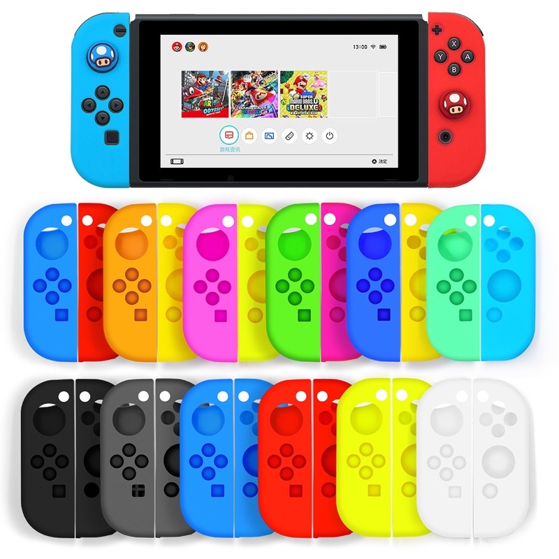 NINTENDO SWITCH JOYCON SILICONE OLED V2 V1 GRIP PROTECTOR | Shopee Malaysia
