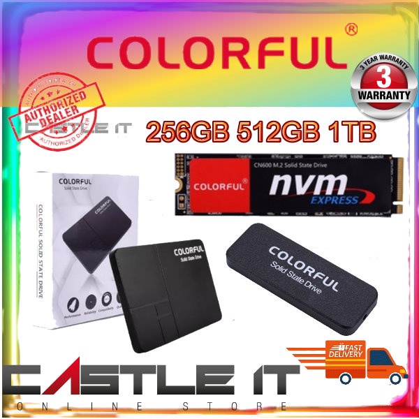 COLORFUL SATA SL500 / M.2 NVME CN600 Internal SSD 128GB 256GB 512GB 1TB ...
