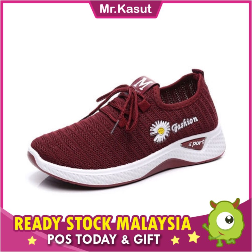 READY STOCK Mr.Kasut 103 Puga Women's Sneaker Sport Shoe Kasut Sukan ...