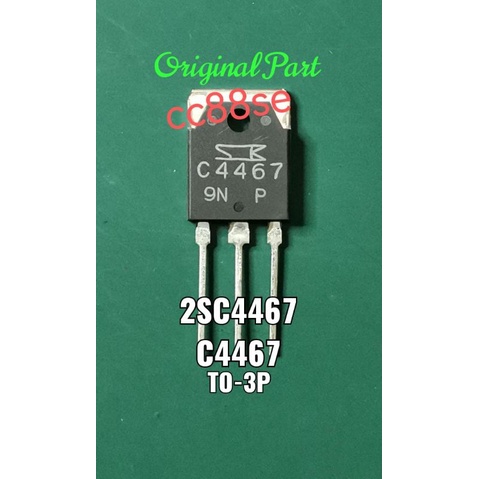 2SC4467 C4467 N-CHANNEL POWER TRANSISTOR SANKEN ORIGINAL PART | Shopee ...