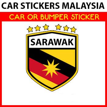 Car Sticker OR Bumper Sticker - Sarawak Star | Shopee Malaysia