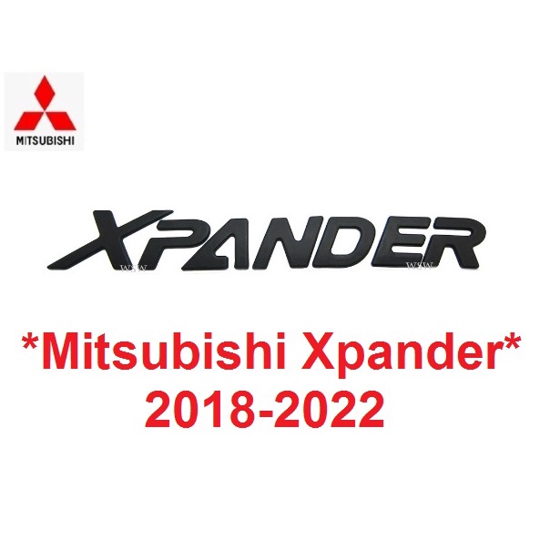 LOGO Page Hood Mitsubishi Expander 2019-2022 Letters Matte Black For ...