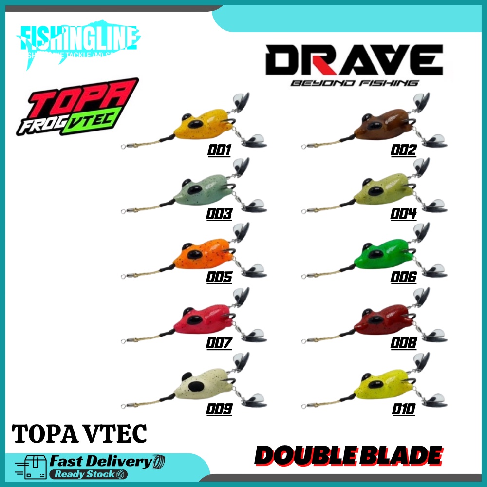 DRAVE TOPA VTEC Frog Double Blade | Shopee Malaysia