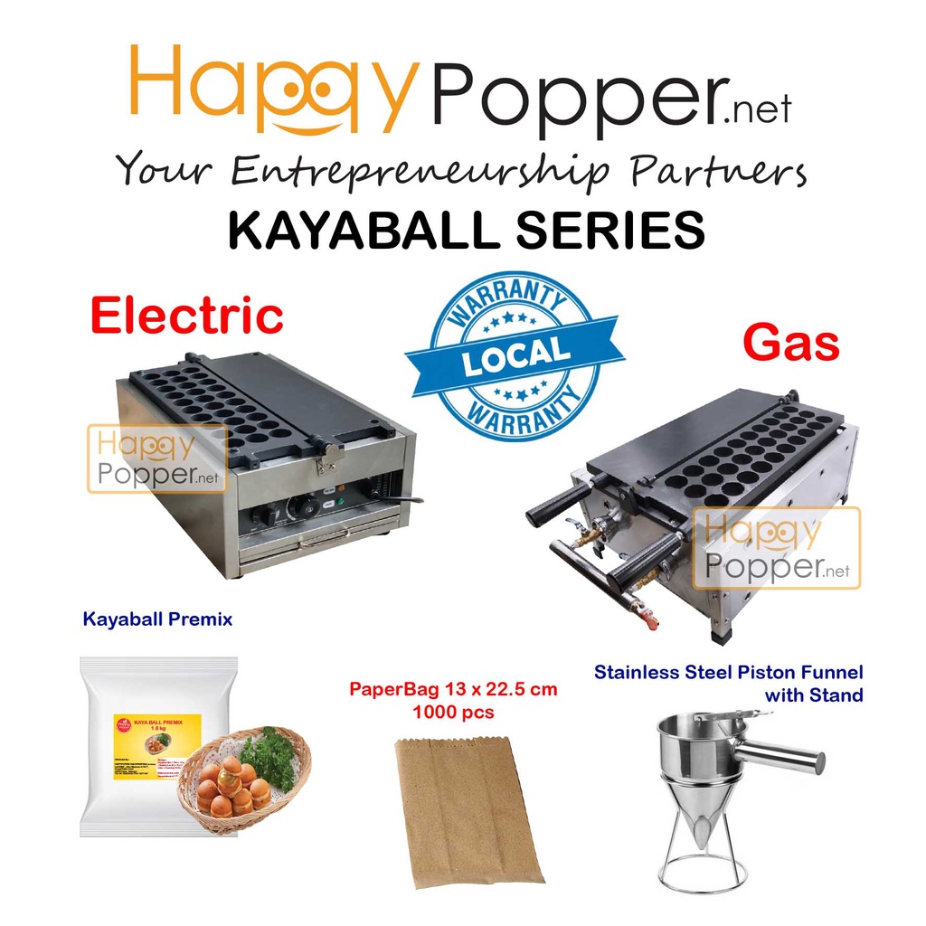 Happypopper Commercial Mesin Dapur Gas kaya Ball Kayaball Machine ...