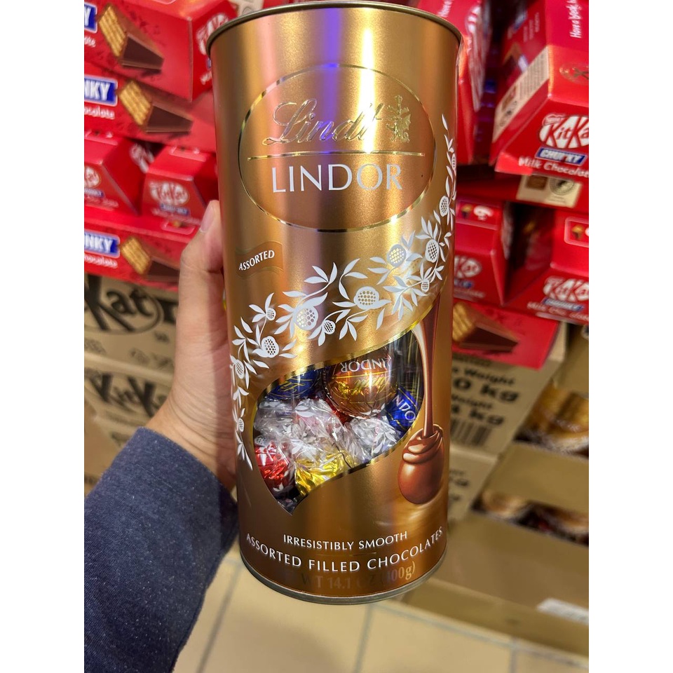 Lindt Lindor Assorted Filled Dark Chocolate 400g | Shopee Malaysia