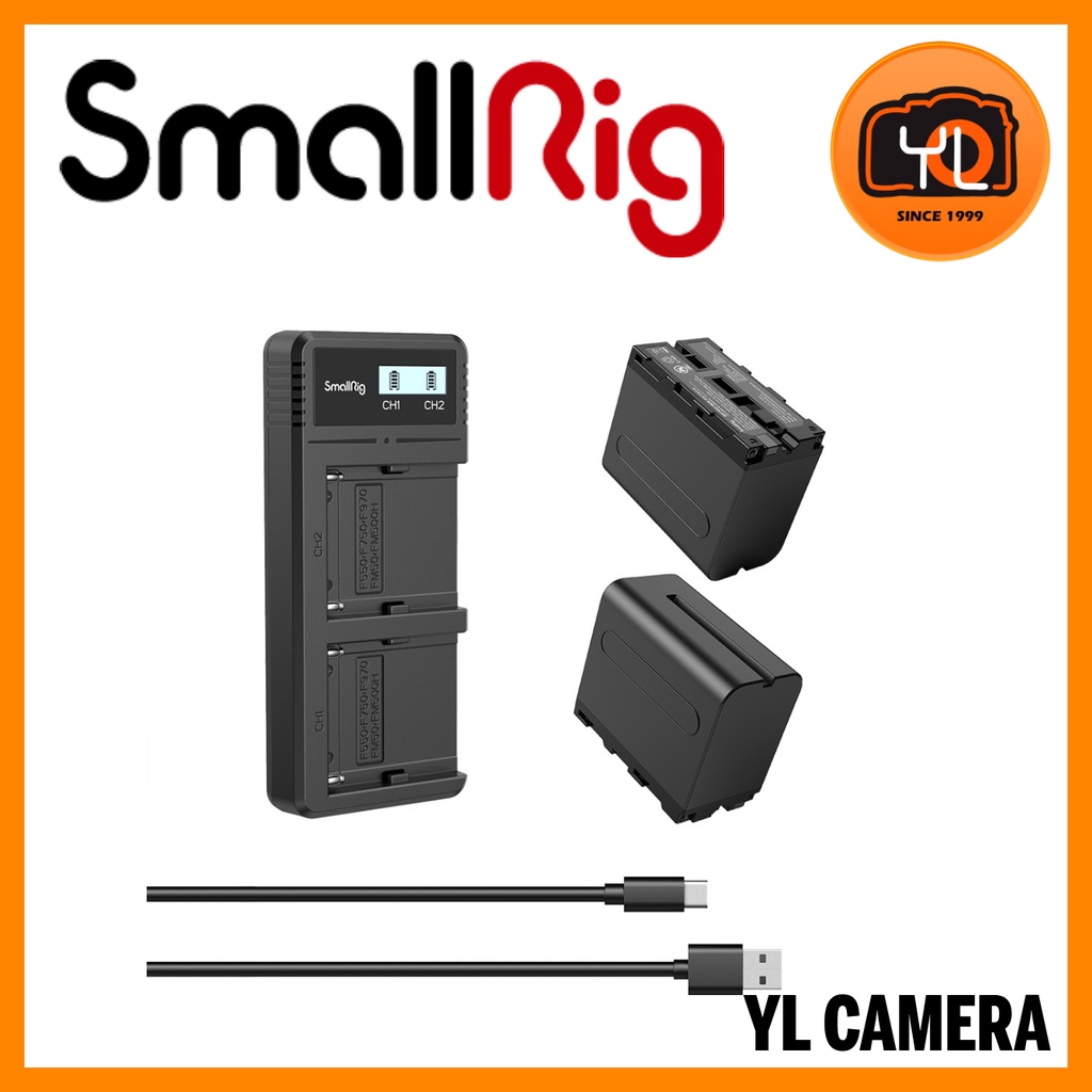 SmallRig 3823 NP-F970 Battery and Charger Kit | Shopee Malaysia