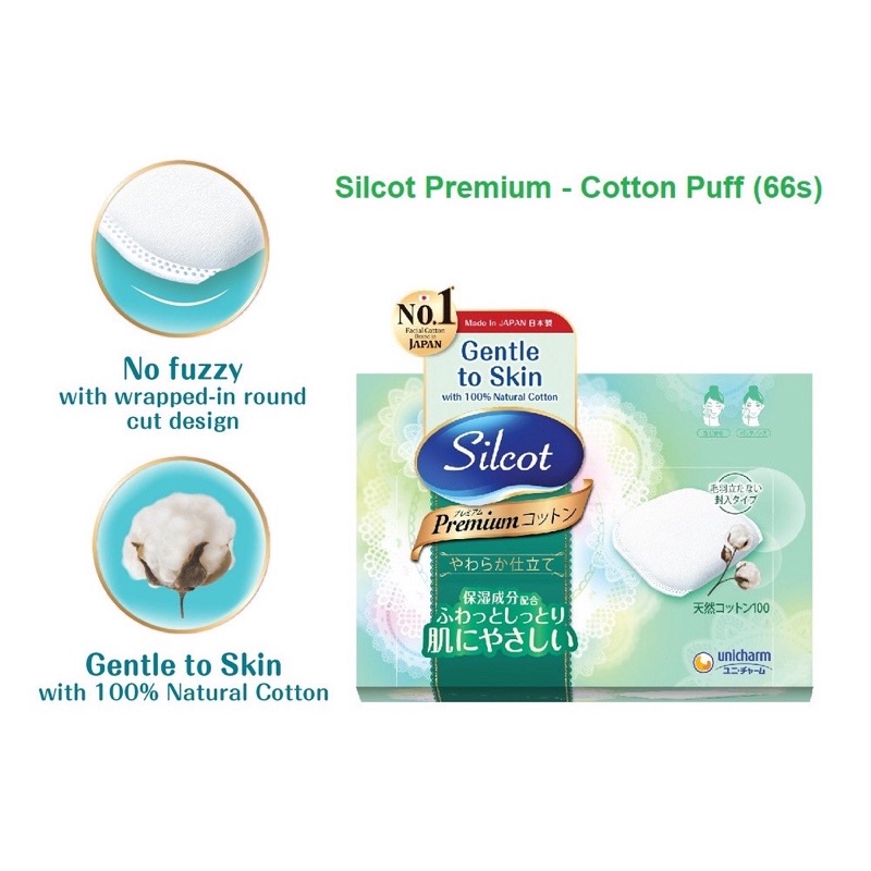 Silcot Premium Cotton Puff (66 Pcs) | Shopee Malaysia