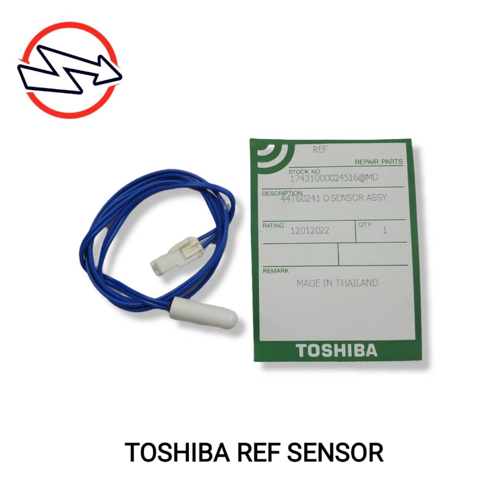 TOSHIBA REFRIGERATOR DEFROST SENSOR 44T60241 / SENSOR DEFROSS PETI SEJUK ORIGINAL (2656/206-0026 ...