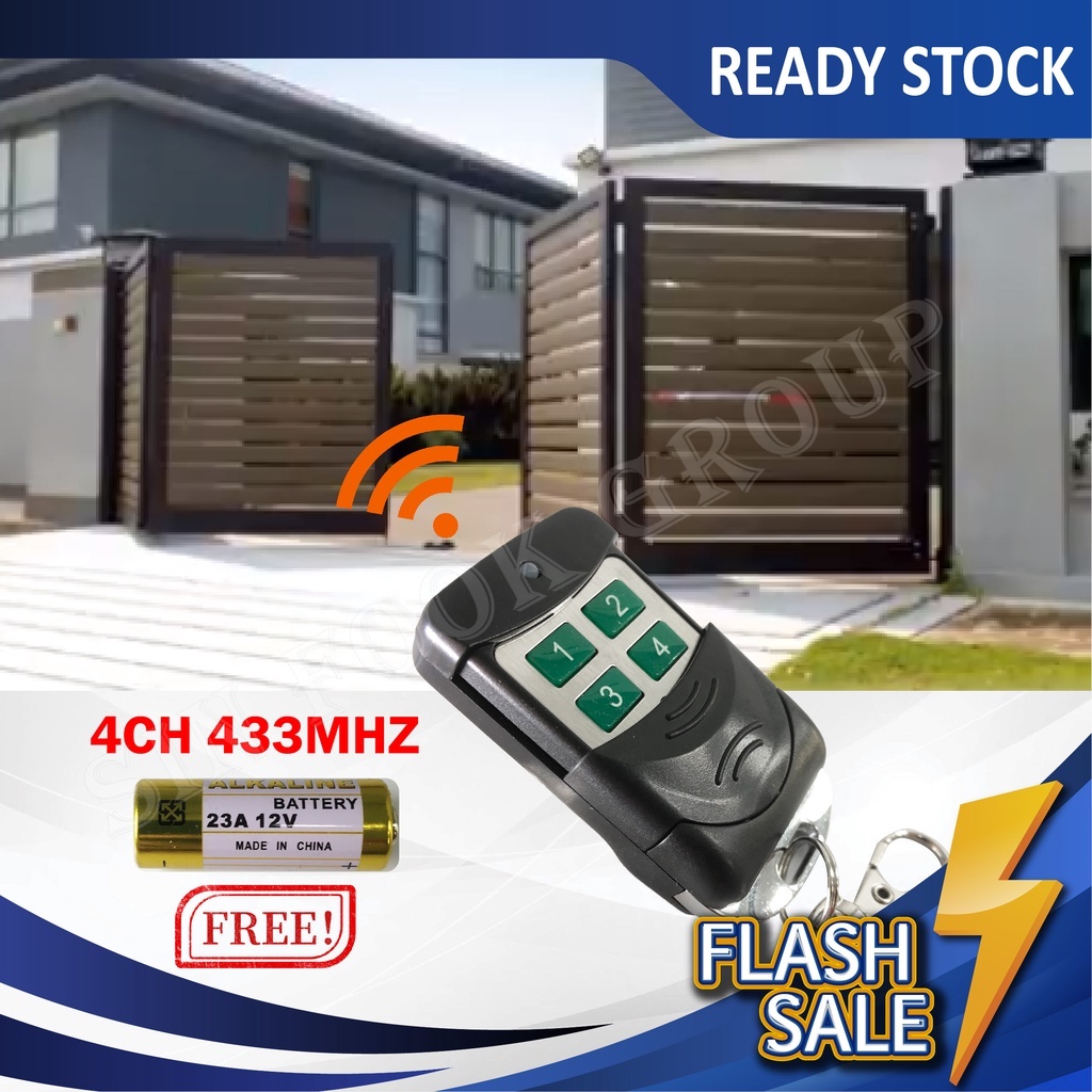 Remote Autogate Controller 4CH 433MHZ | Shopee Malaysia