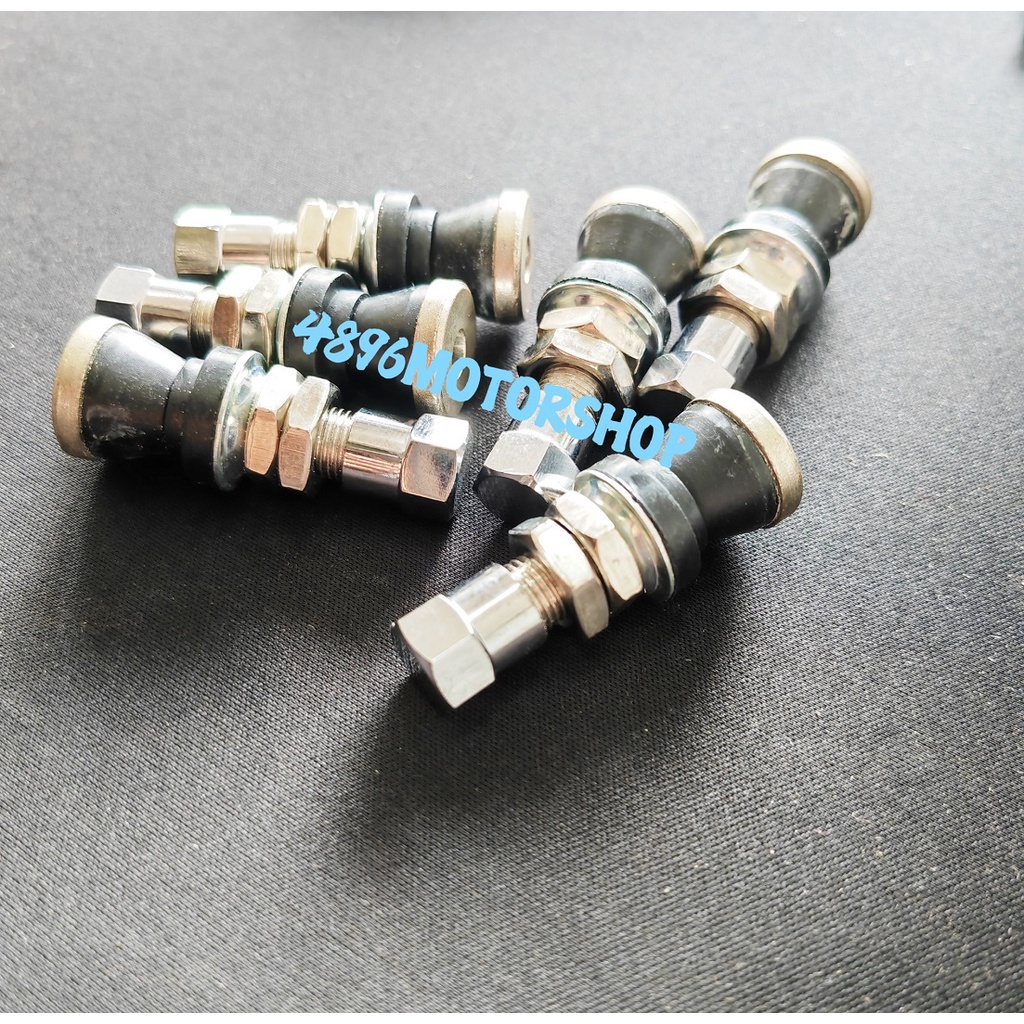 1 PIECE MOTORCYCLE BAR TUBELESS VALVE NUT NAT KEPALA HEAD TUBELESS AIR ...