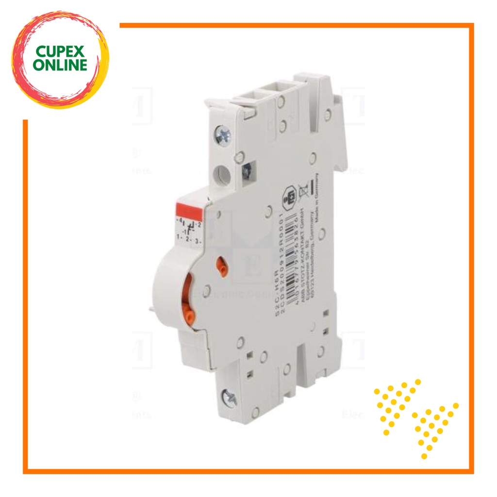 ABB S2C-H02L/11L Auxiliary Contact 2NC/1NO+1NC (cupex) | Shopee Malaysia