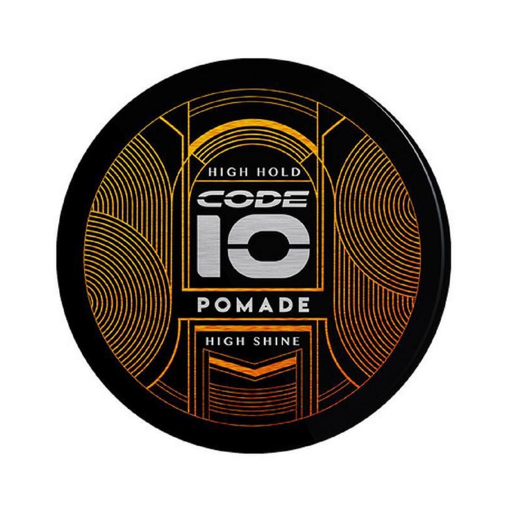 Code 10 Hair Pomade High Hold (60g) | Shopee Malaysia