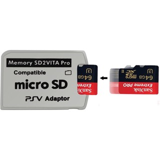 Ultimate SD2Vita 5.0 Memory Card Adapter, PS Vita PSVSD Micro SD ...