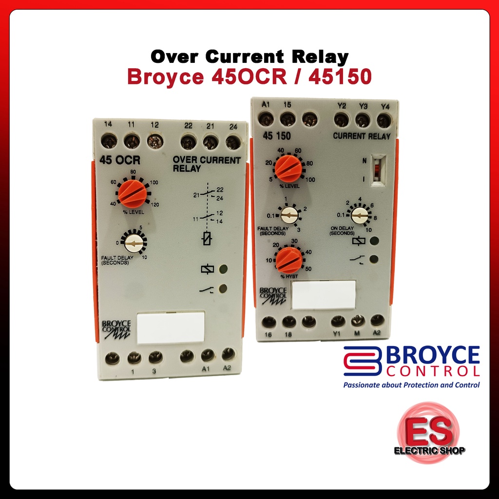 Broyce Over Current Relay 5A/10A ( 45150 / 45OCR ) | Shopee Malaysia