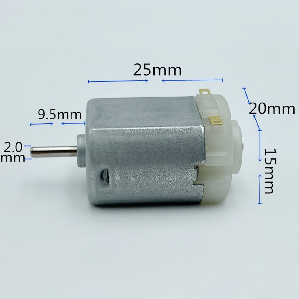 130 Micro Mini Motor DC 3 To 9.6V 19200RPM High Speed FC-130A-13220 Carbon Brush for Four-wheel ...