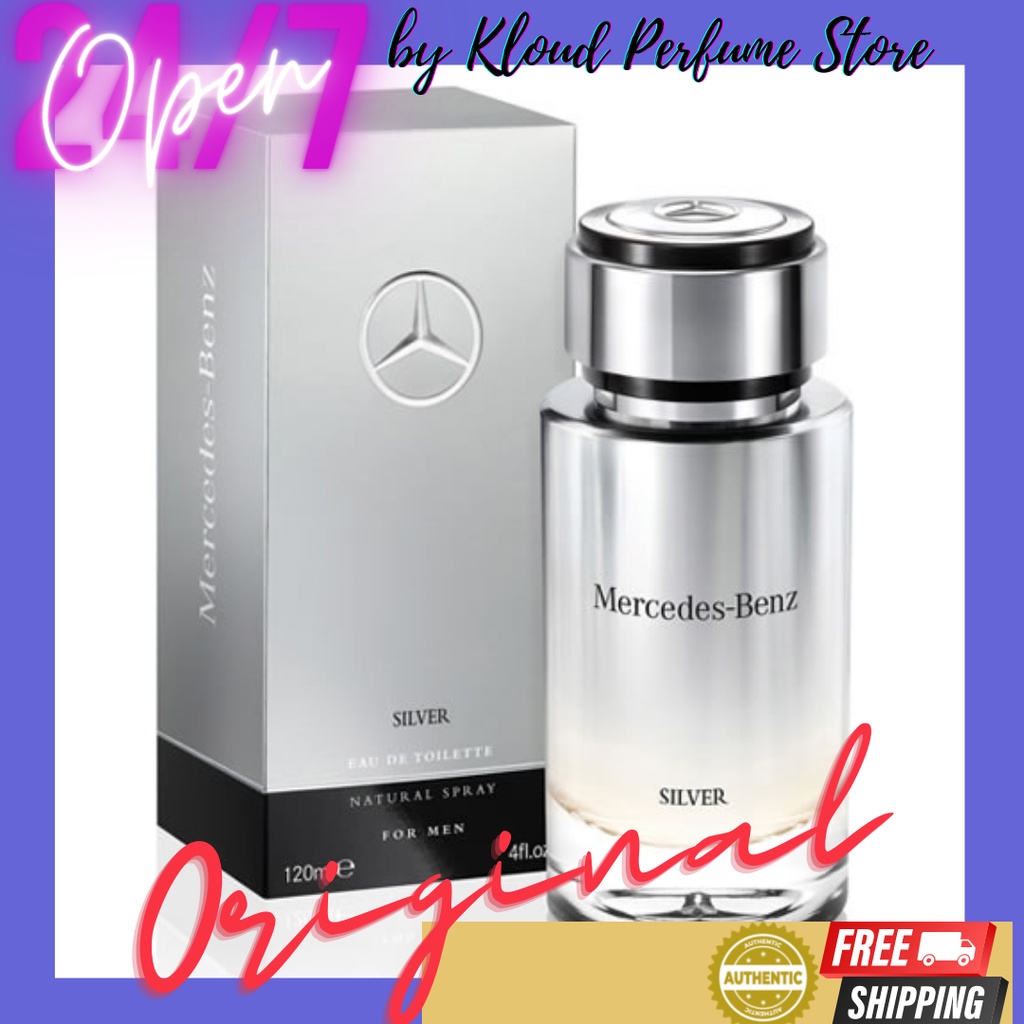 Original 120ml Mercedes Benz Silver EDT by Mercedes Benz | Shopee Malaysia