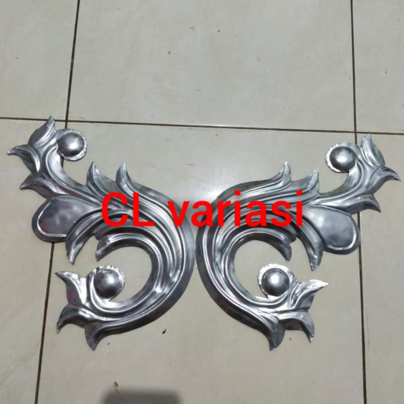 Alferom Iron Plate Shrimp Curved centol 2 Faces 32x20cm Wheel Iron ...
