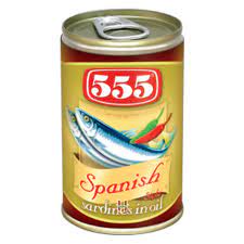 555 Spanish Sardines / Sardines in Tomato Sauce | Shopee Malaysia
