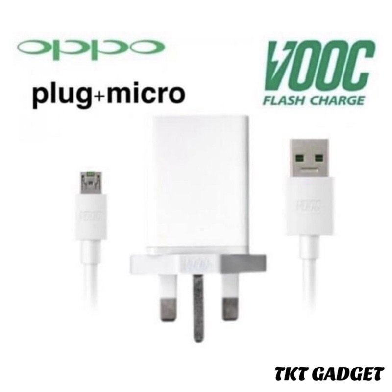 OPPO VOOC 5V/4A Super Flash Fast Charger & VOOC Micro USB / Type-C ...