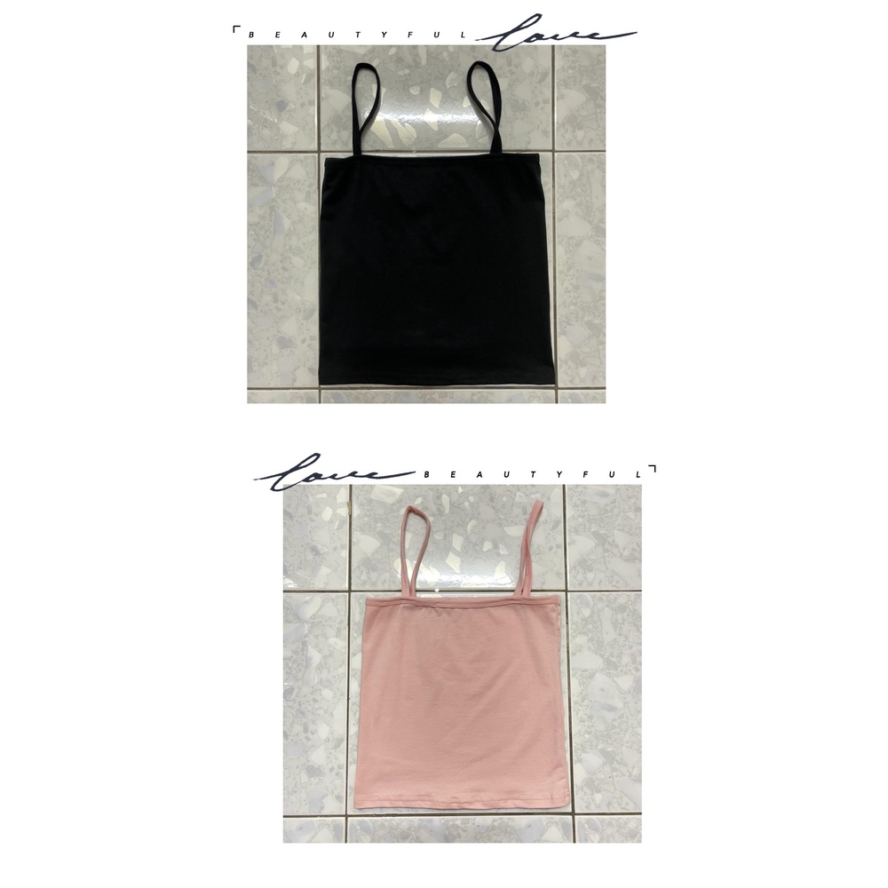 Women's Singlet Tank Top/ Singlet Pendek/ Tube/ Inner Pendek/ Tube ...