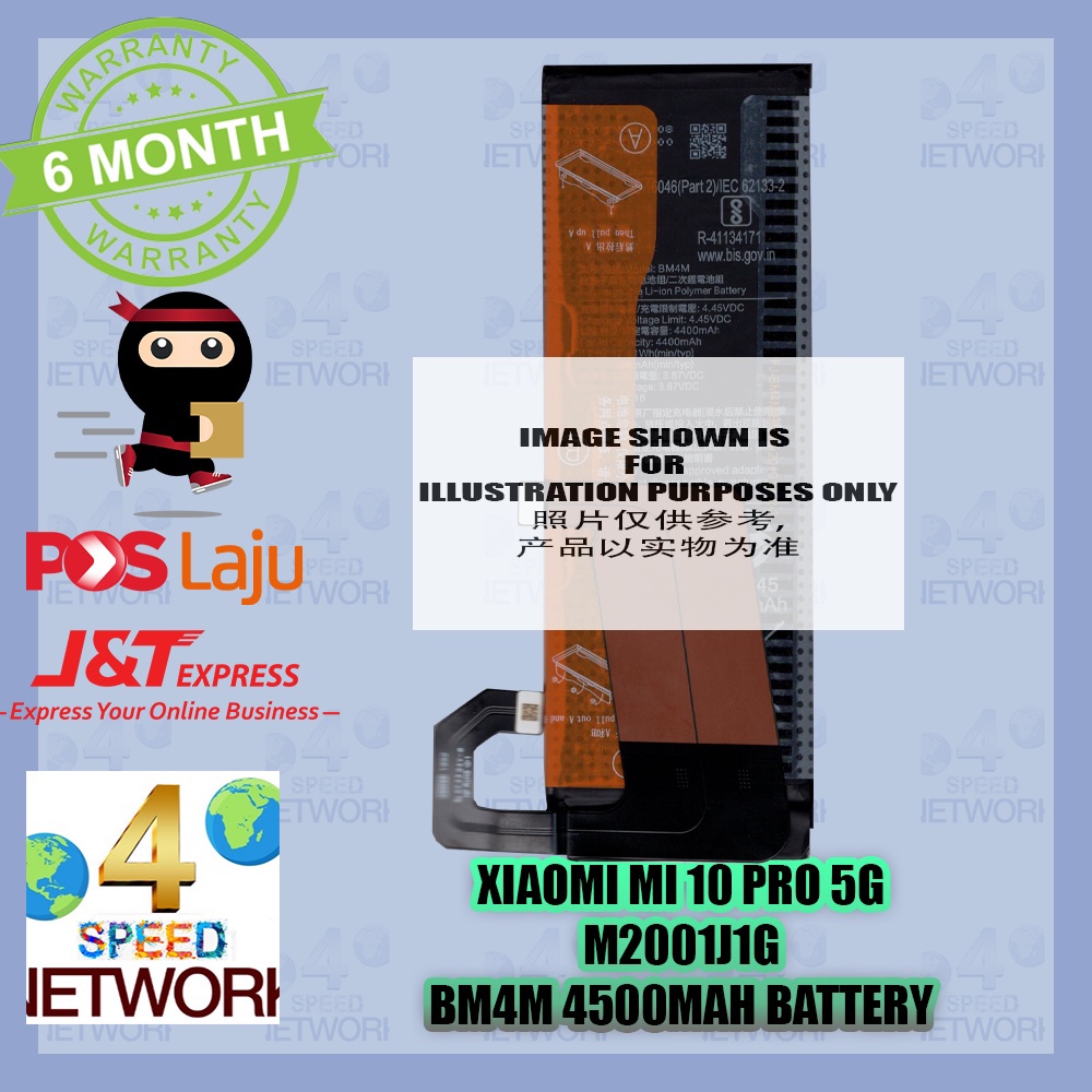 Xiaomi Mi 10Pro 5G M2001J1G M2001J1C M2001J1E Bm4M 4500mAh Battery Mi10Pro 10 Pro Mi10P Mi10 P ...