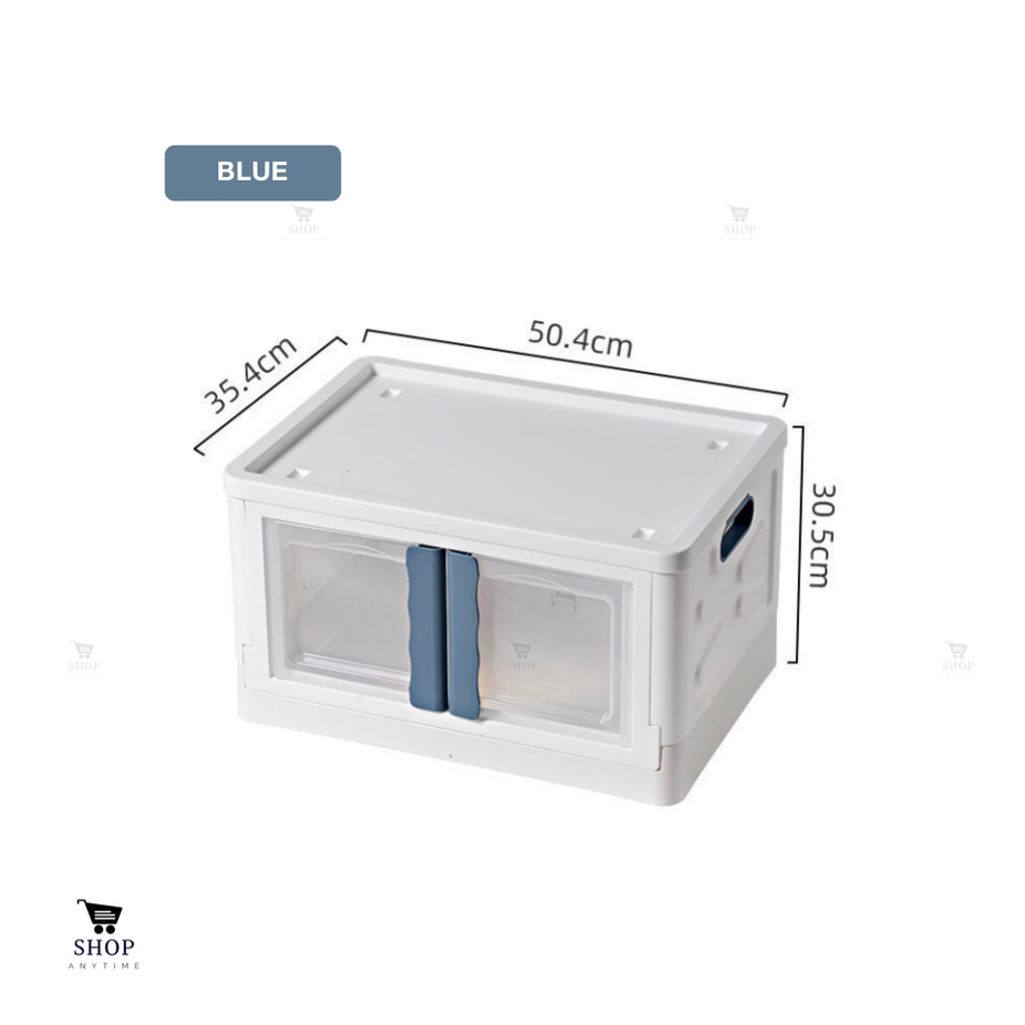 Modern Storage Box with Large Capacity 2 Door Design | 60L Storage ...