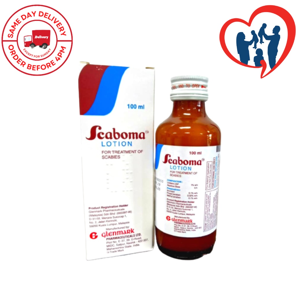 SCABOMA LOTION FOR TREATMENT OF SCABIES (100ML) [EXP:12/25] | Shopee ...