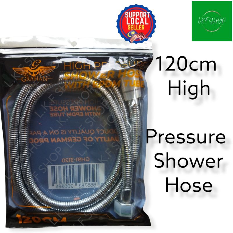 1/2” GRAHAN High Pressure STAINLESS STEEL Shower Hose With EPDM TUBE ...