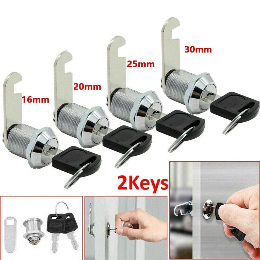 MKR 10/16/20/25/30/35/40MM Cam Lock Mailbox Drawer Cabinet Cupboard ...