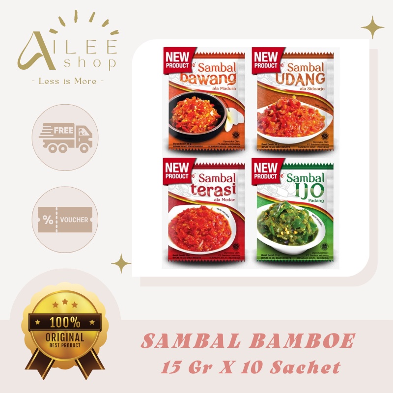 Bamboe Sambal Sachet All Variant | Shopee Malaysia
