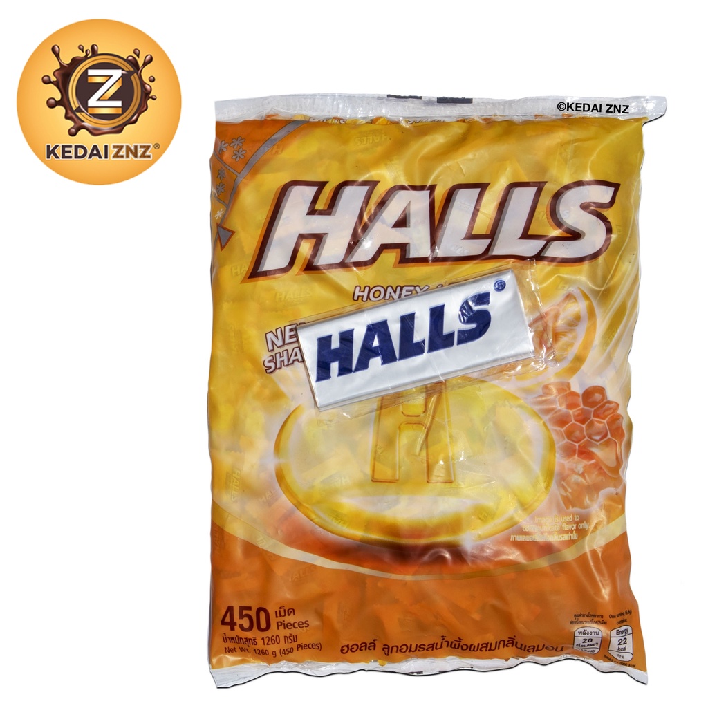 Chocolate Halls HONEY-LEMON Flavored Candy Bag 1260g Coklat | Shopee ...