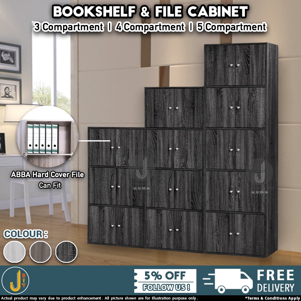 [JJ Furniture DIY] Suria Multilevel Closed Compartments File Cabinet ...