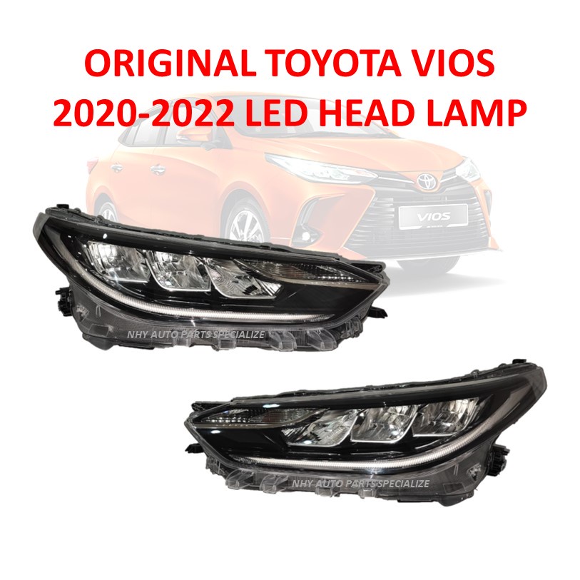 ORIGINAL Toyota Vios Yaris 2021 2022 Full LED Headlamp Head Lamp Koito ...