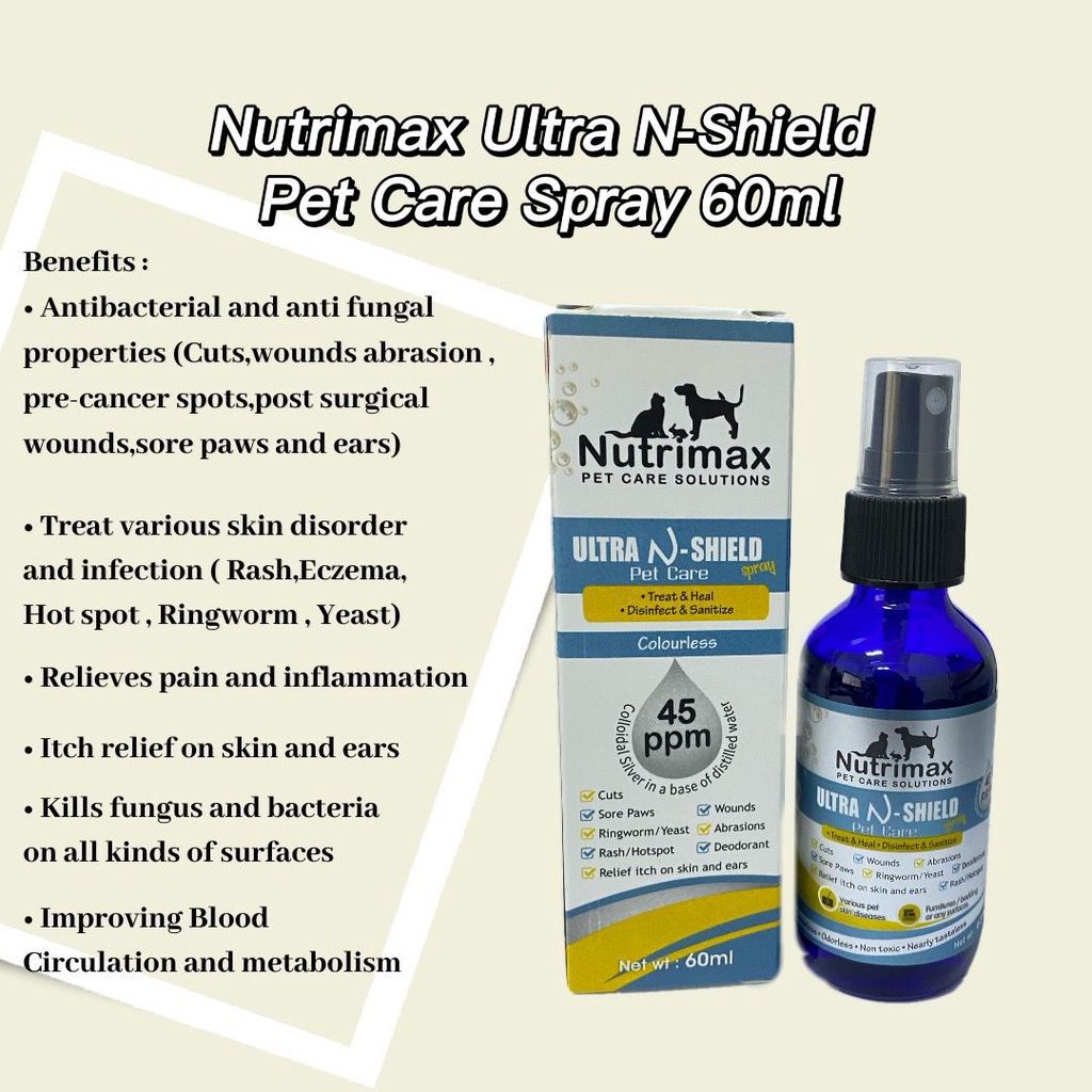 Nutrimax Ultra N-Shield Pet Care Spray 60ml ( Suitable All Pets ...