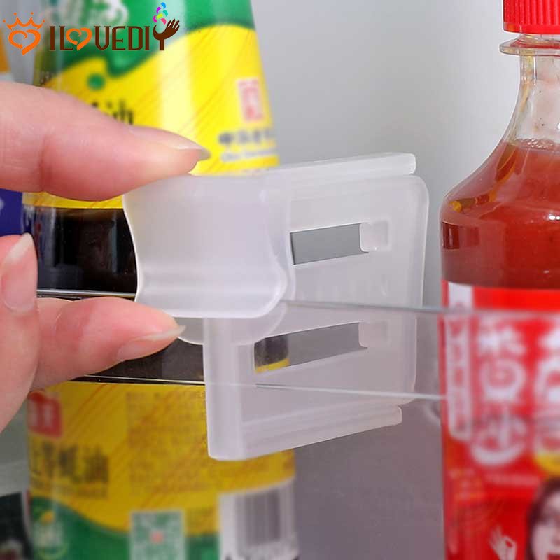 Extendable Refrigerator Partition Drugs Cosmetics Separating Shelves ...