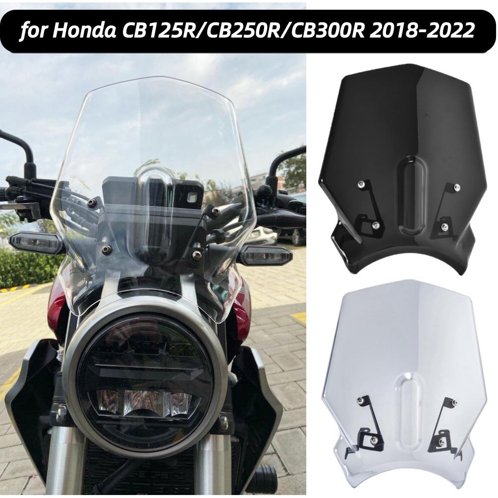 LJBKOALL Motorcycle Windshield Windscreen Protector For Honda CB125R ...