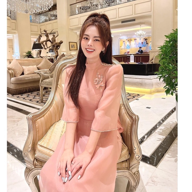 Innovative Innovative Ao Dai Uyen Thy Premium Design Silk Chiffon 4 Flaps Available Cheap ...