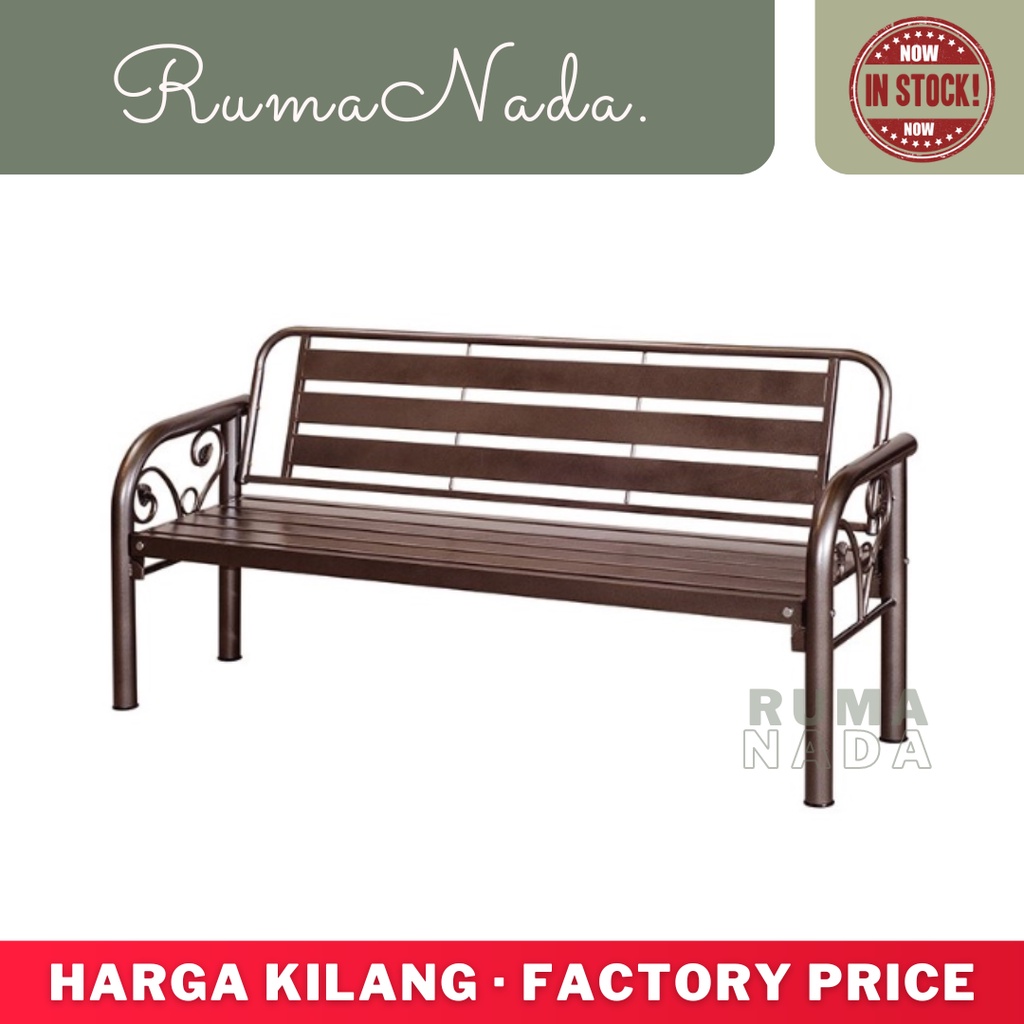 5' Metal Bench Chair / Outdoor Bench Chair / Garden Chair Seat / Garden ...