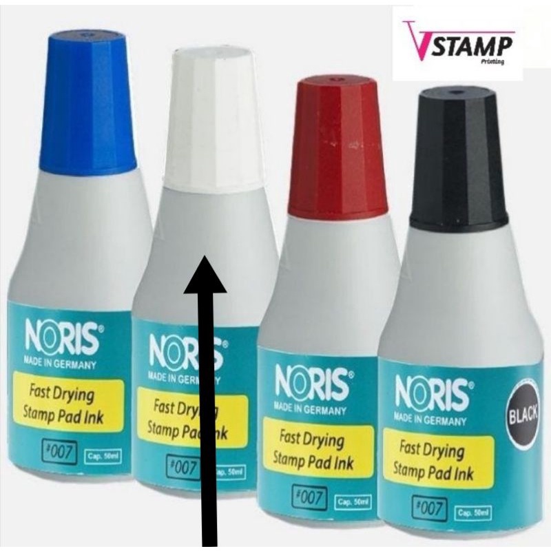 NORIS Fast Drying Ink#007untuk cop plastic 50ml) (Textile ink 10ml⚫untuk cop kain)(Sabah ...