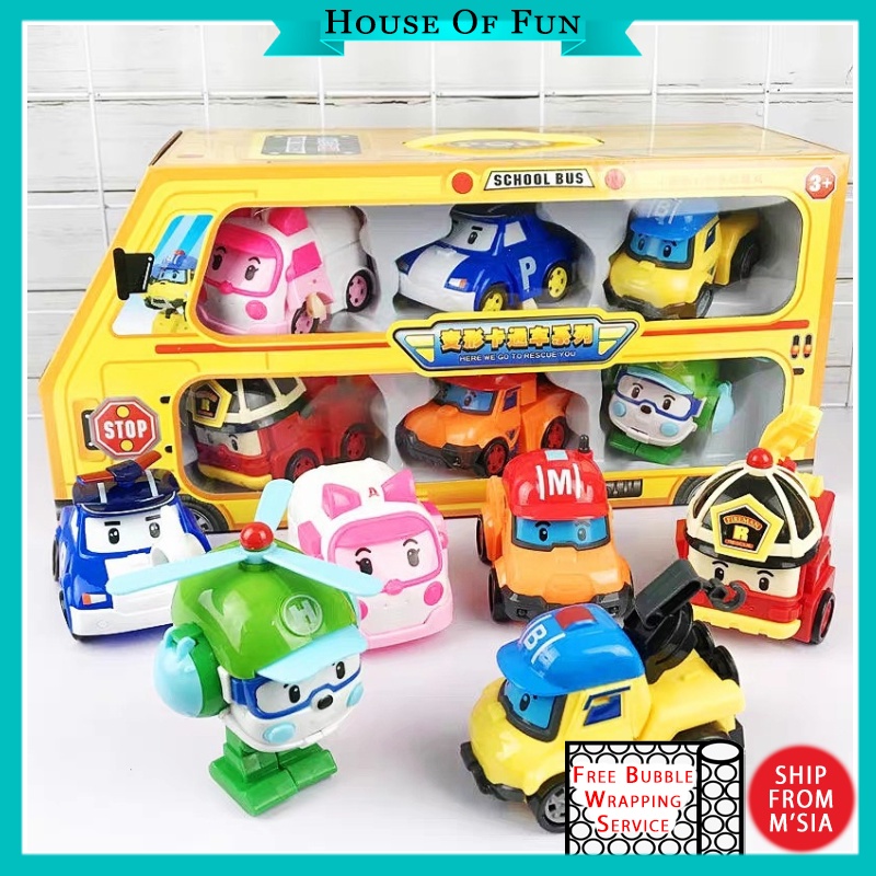 ⚡️HOT⚡️Robocar Transformation Car | Policar Toy for birthday christmas ...