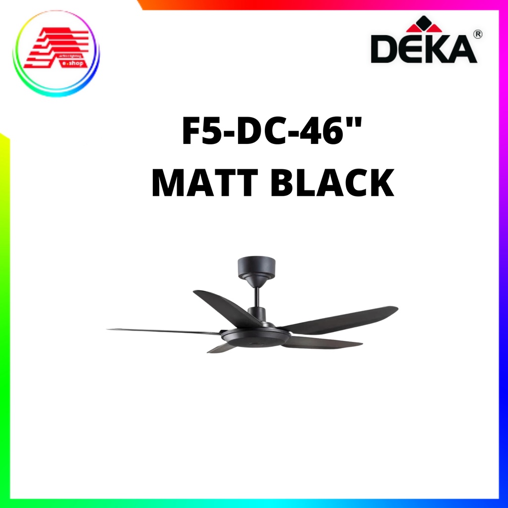 NEW-DEKA KRONOS F5DC F5DCL 56" 46" 5 Blades DC Motor 7 Speed Forward ...