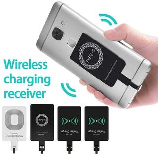 QI Wireless Charger Fast Charging Receiver Pad Kit for Micro-USB Type-C ...