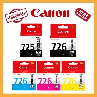 [ORIGINAL] CANON PGI-725 CLI-726 PGBK / BLACK / CYAN / MAGENTA / YELLOW ...