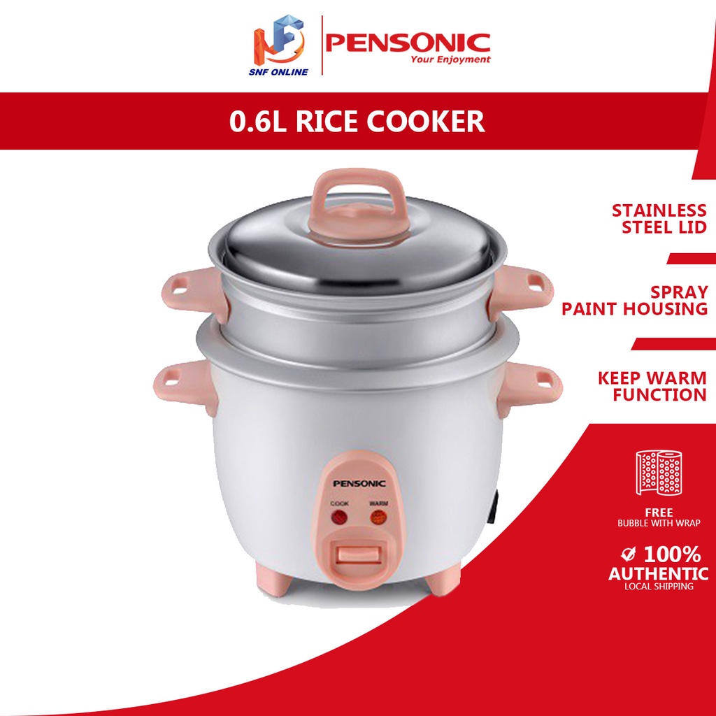 Pensonic 0.6L Rice Cooker PRC-602S | Shopee Malaysia