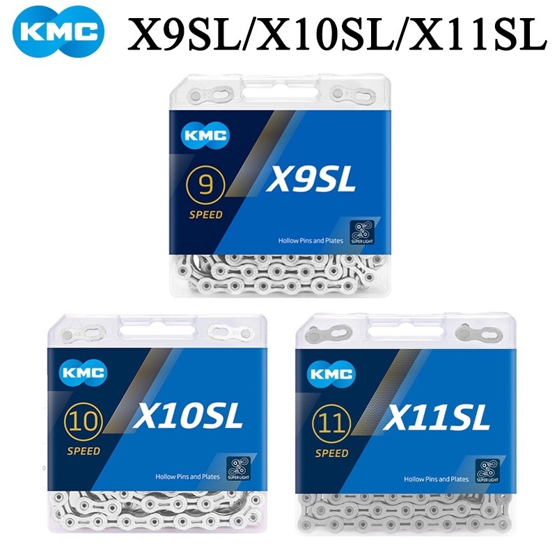 KMC Bike Chain X9SL X10SL X11SL MTB Bicycle Chains 9/10/11 Speed Road ...